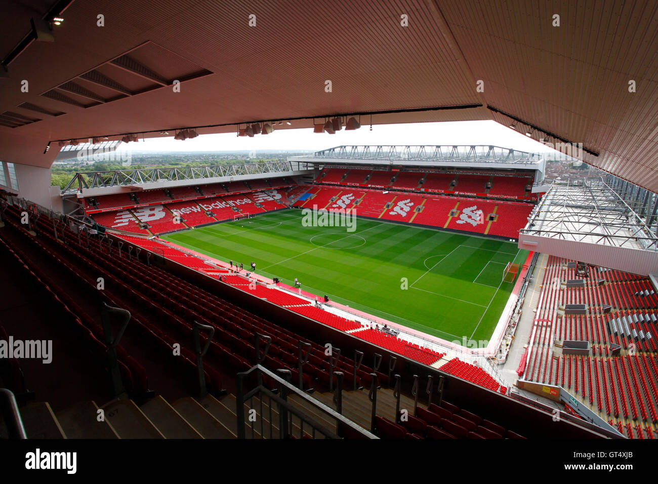 Ouverture de la tribune principale d'anfield Banque de photographies et ...