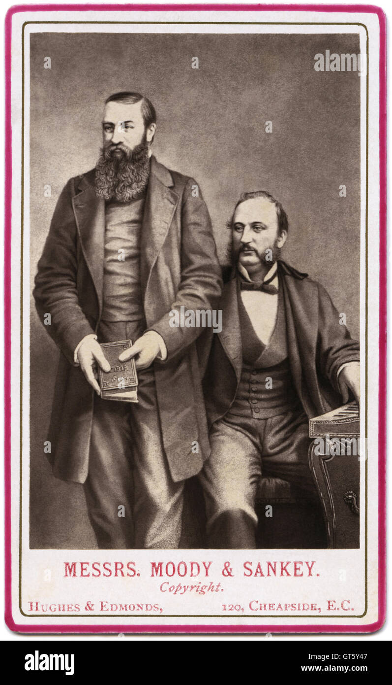 Évangéliste américain D.L. Moody et écrivain américain hymne et ...