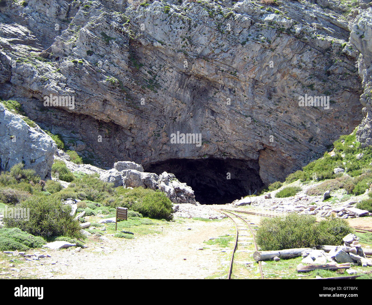 Grotte de Zeus, Mt. Ida, Crète, Grèce Photo Stock - Alamy
