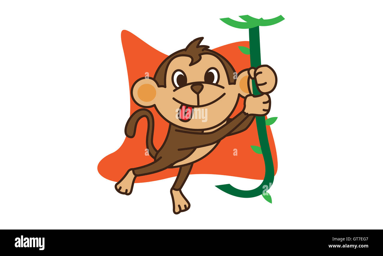 Singe qui se balance Banque de photographies et d’images à haute ...