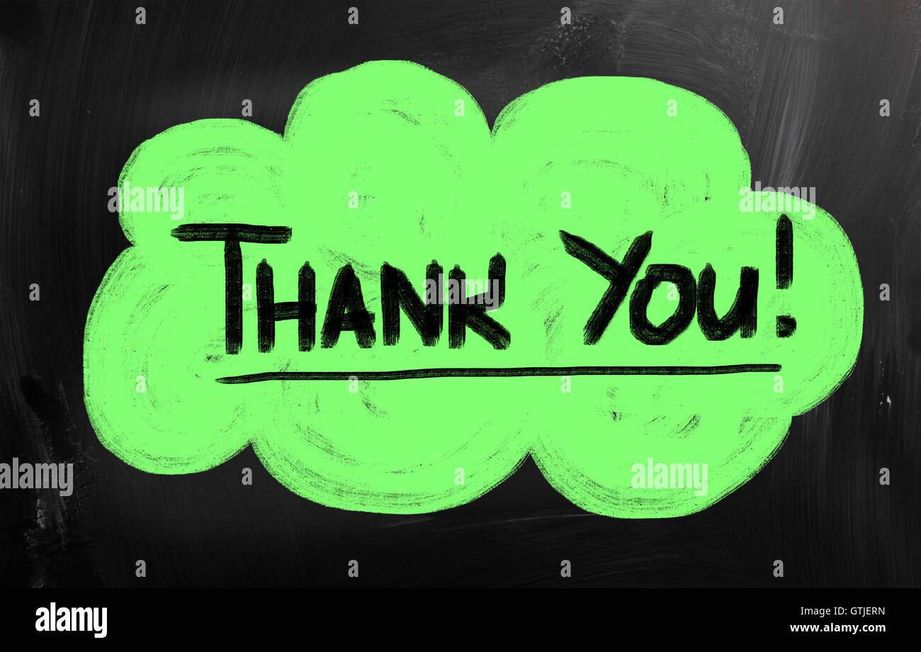 Merci signe de craie Banque de photographies et d’images à haute ...