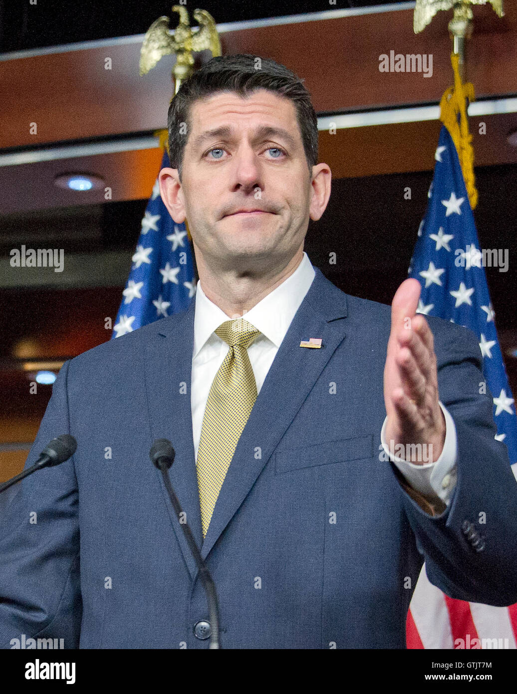 Le Président de la Chambre des représentants des Etats-Unis Paul Ryan (républicain du Wisconsin ...