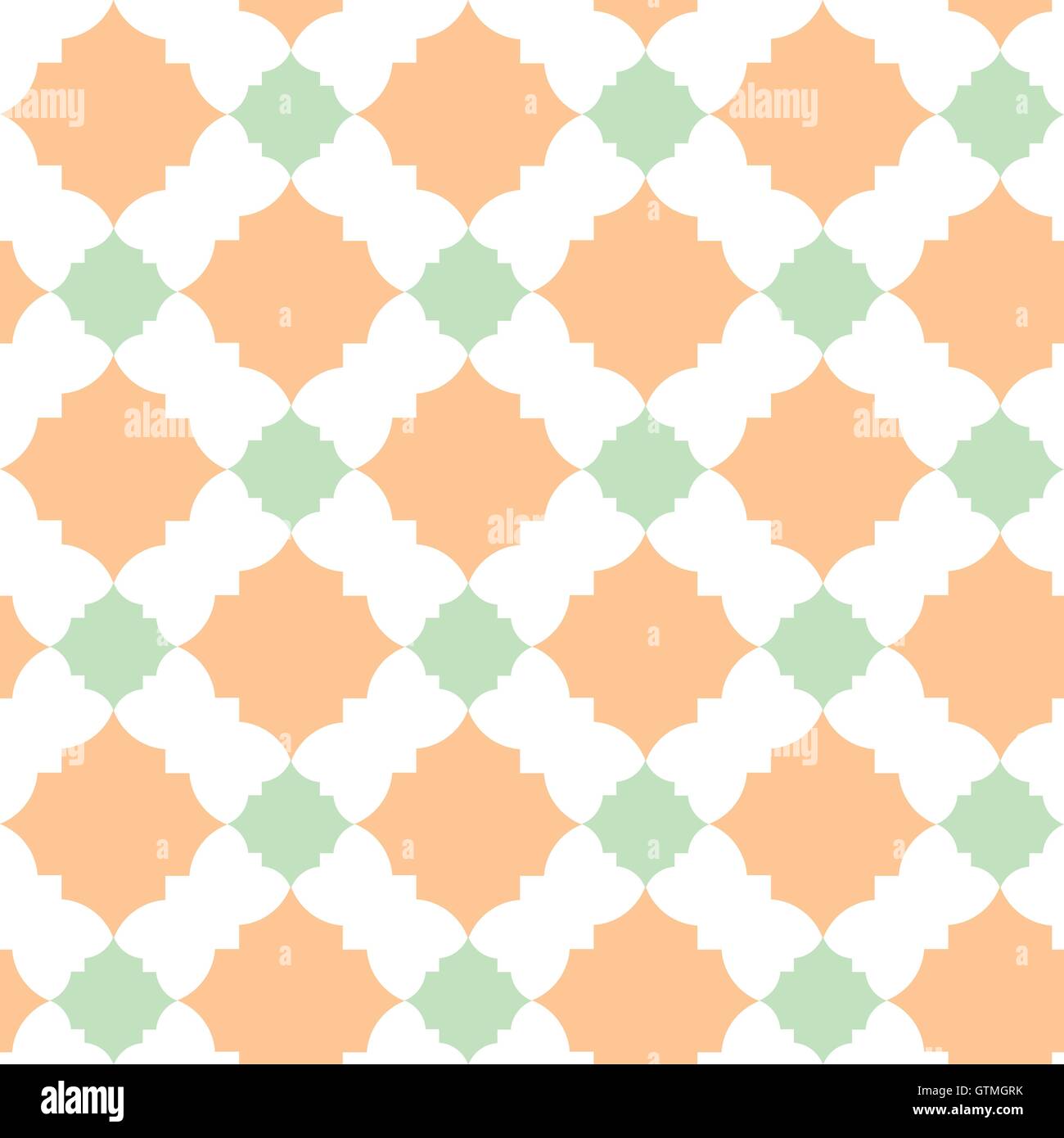 Motif quadrilobe sans soudure Banque d'images vectorielles - Alamy