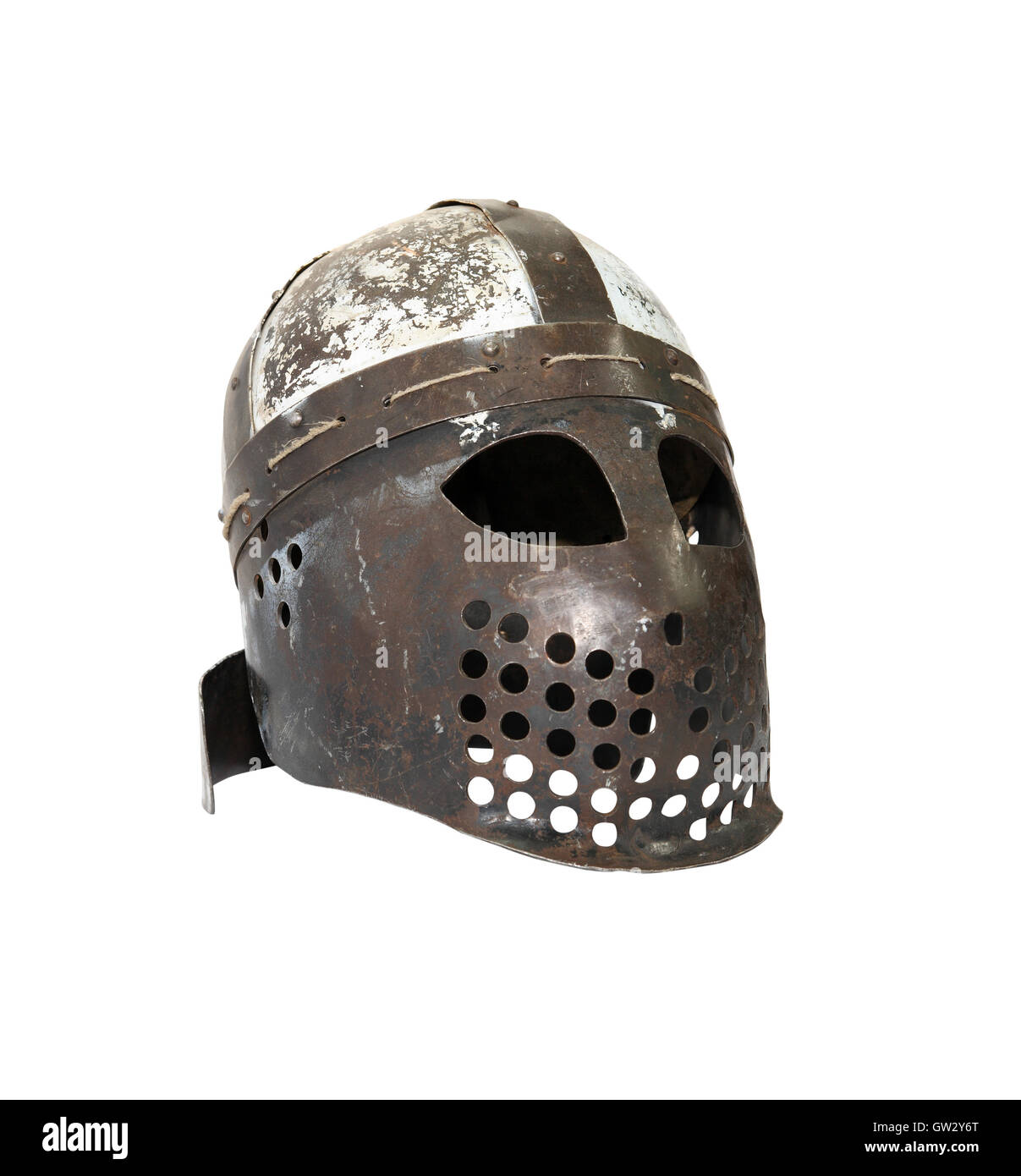 Medieval knight helmet Banque de photographies et d’images à haute ...