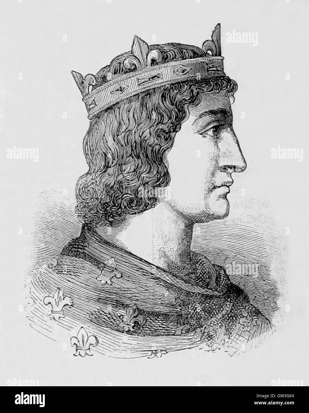 Philippe iv roi Banque d'images noir et blanc - Alamy