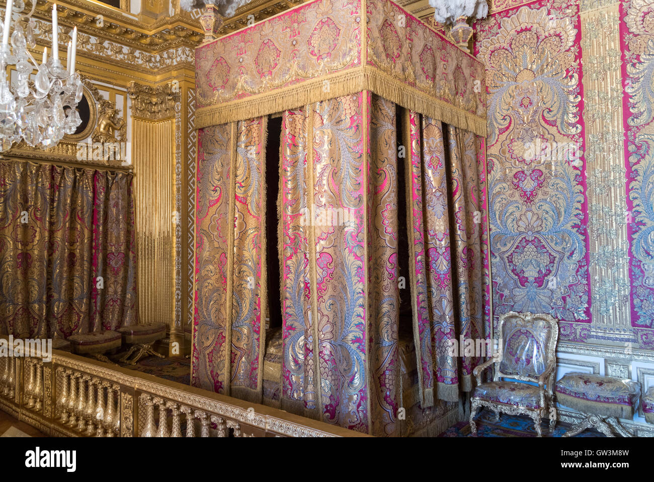 La Chambre du Roi, Château de Versailles, Château de Versailles, Île-de ...