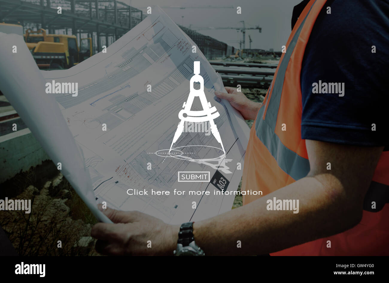 Boussole dessin Croquis Concept Design Idées Photo Stock - Alamy