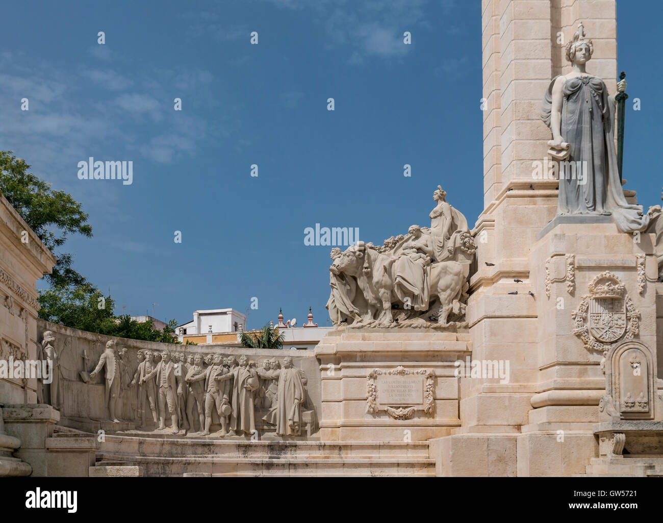 Monument 1812 constitution in cadiz Banque de photographies et d’images ...