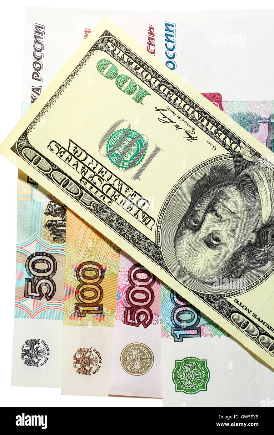 Dollar rouble Banque de photographies et d’images à haute résolution ...