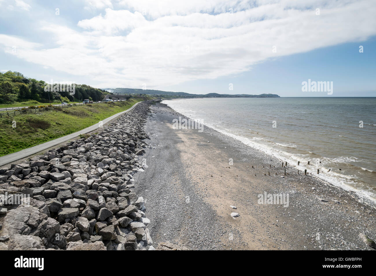 North wales cycle path Banque de photographies et d’images à haute ...