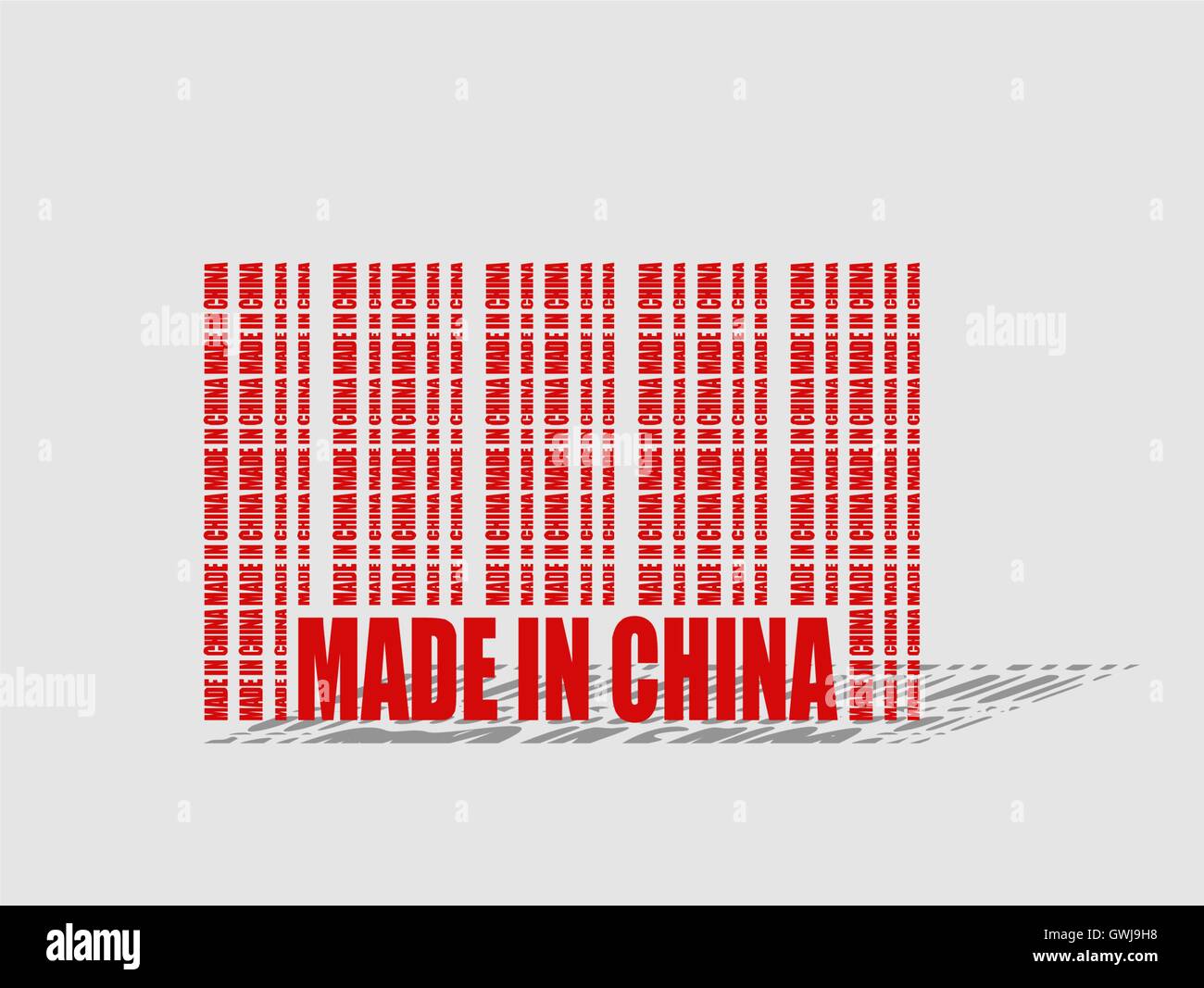 Fabriqué en chine avec des mots Banque de photographies et d’images à ... Fabriqué en chine avec des mots Banque de photographies et d’images à ...