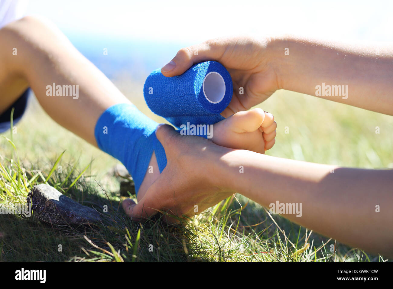 Fracture de la cheville Banque de photographies et d’images à haute ...