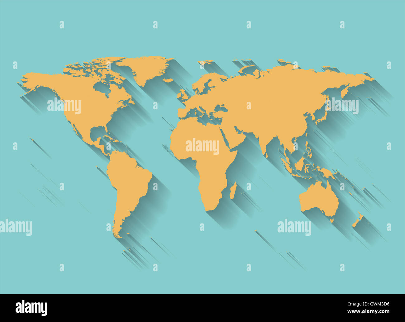 Carte du monde infographie Photo Stock - Alamy