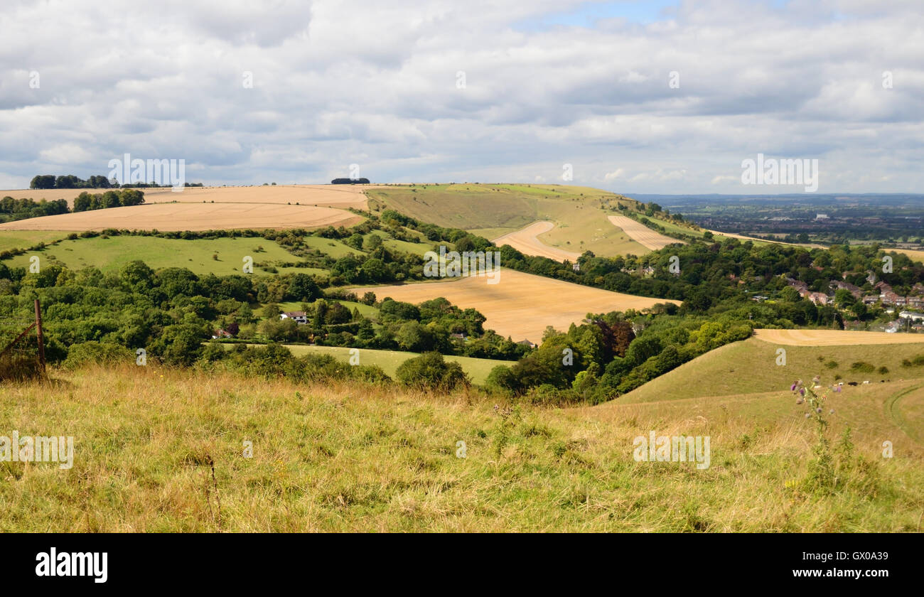Vue sur le village de bratton Banque de photographies et d’images à ...