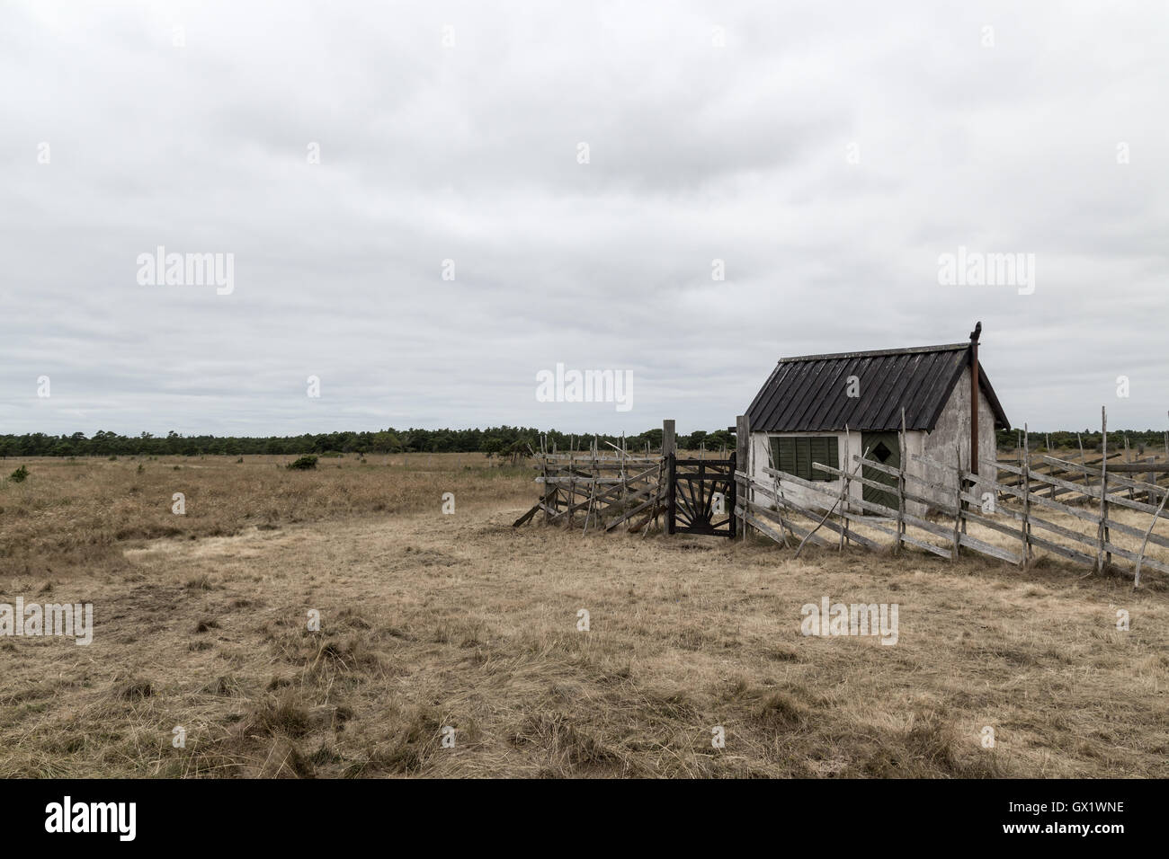 Cabane de ferme rustique Banque de photographies et d’images à haute ...
