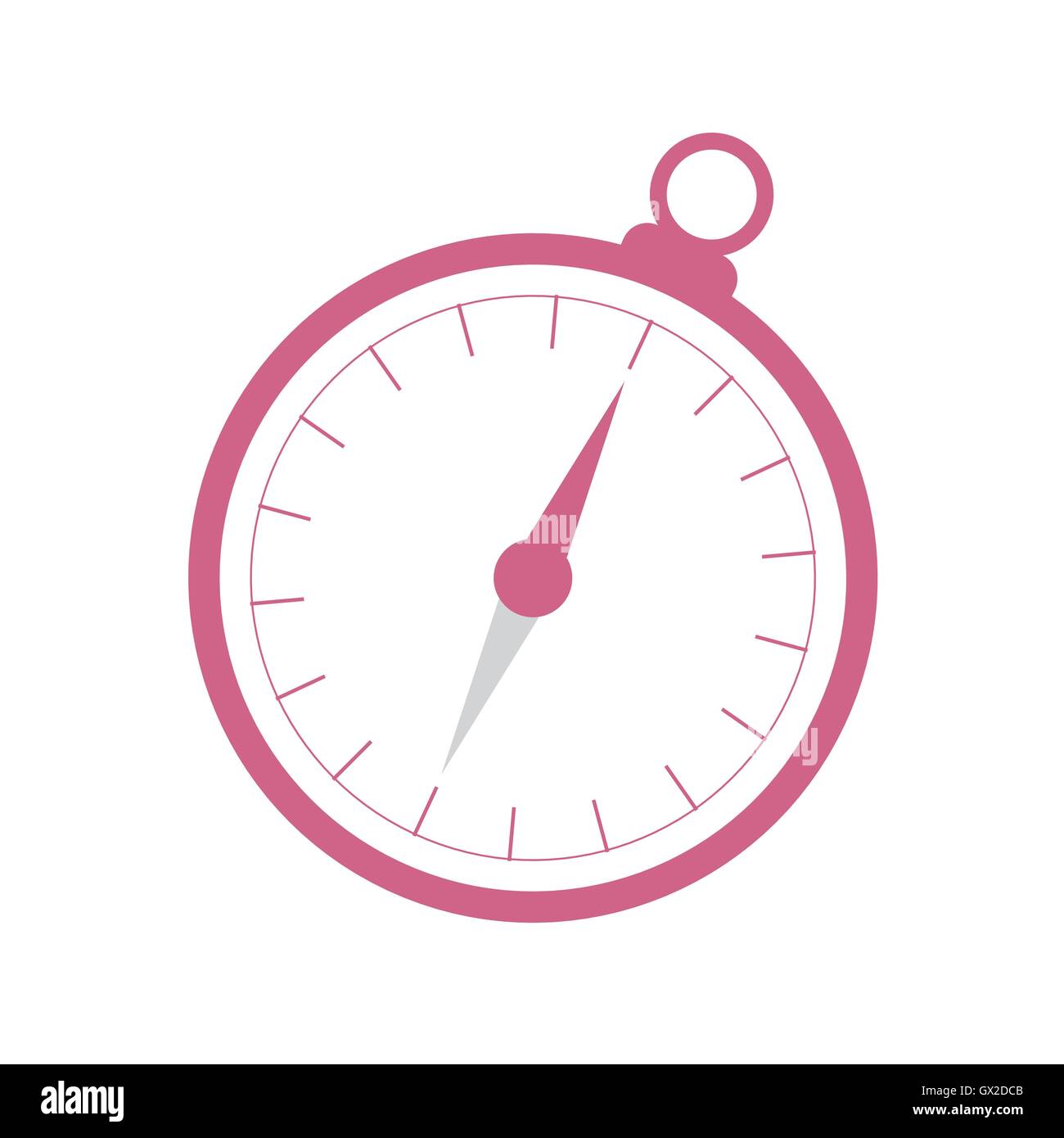 Icône stylisée d'un compas de couleur sur fond blanc Image Vectorielle ...