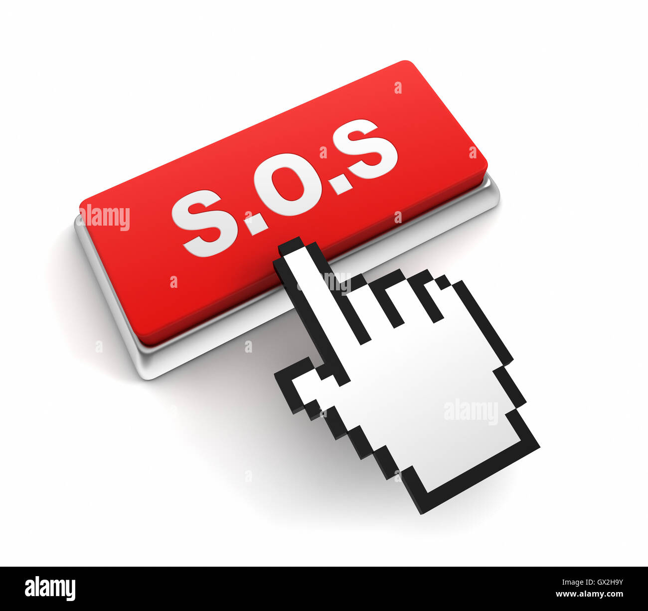 Bouton sos Banque de photographies et d’images à haute résolution - Alamy