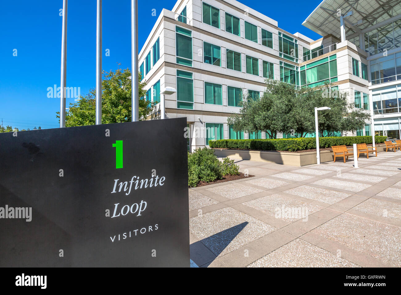 Apple cupertino headquarters building Banque de photographies et d ...
