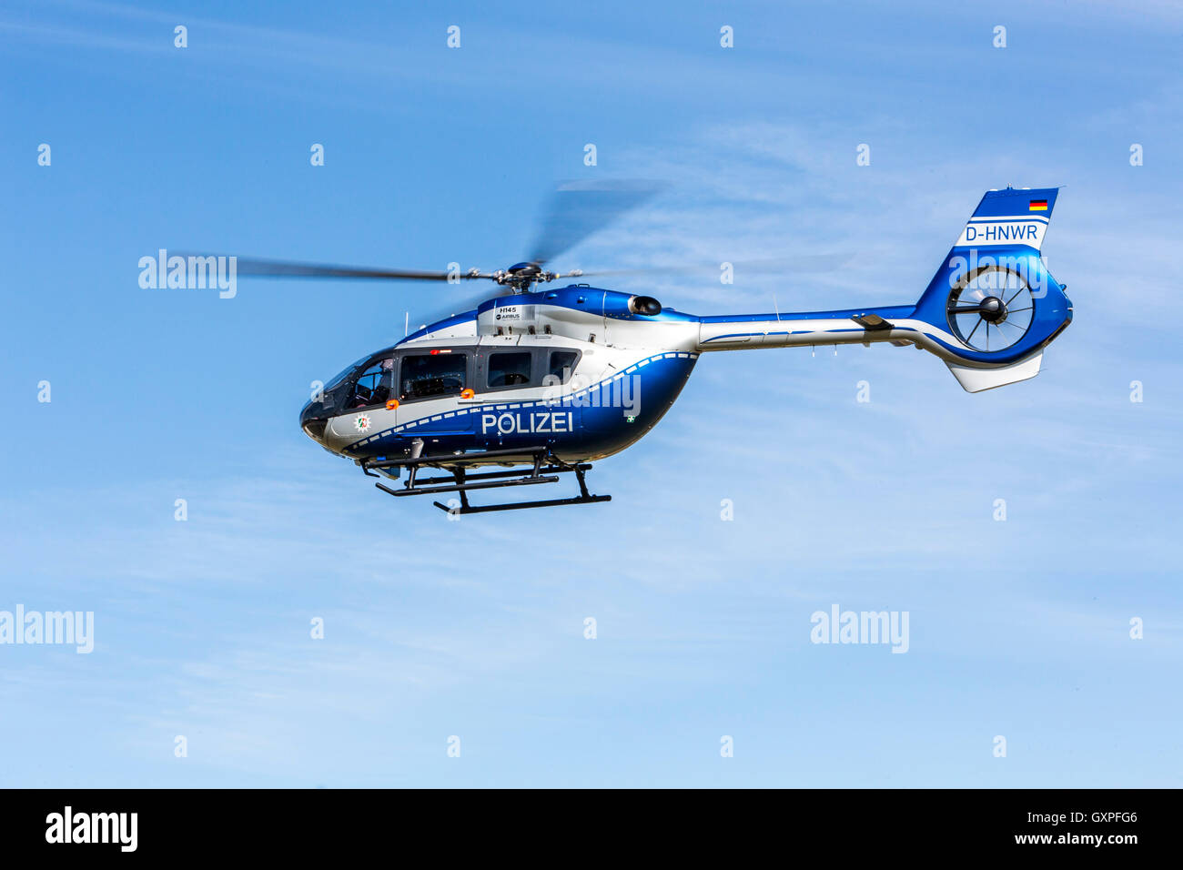 Hélicoptère de police H145, Airbus Photo Stock - Alamy