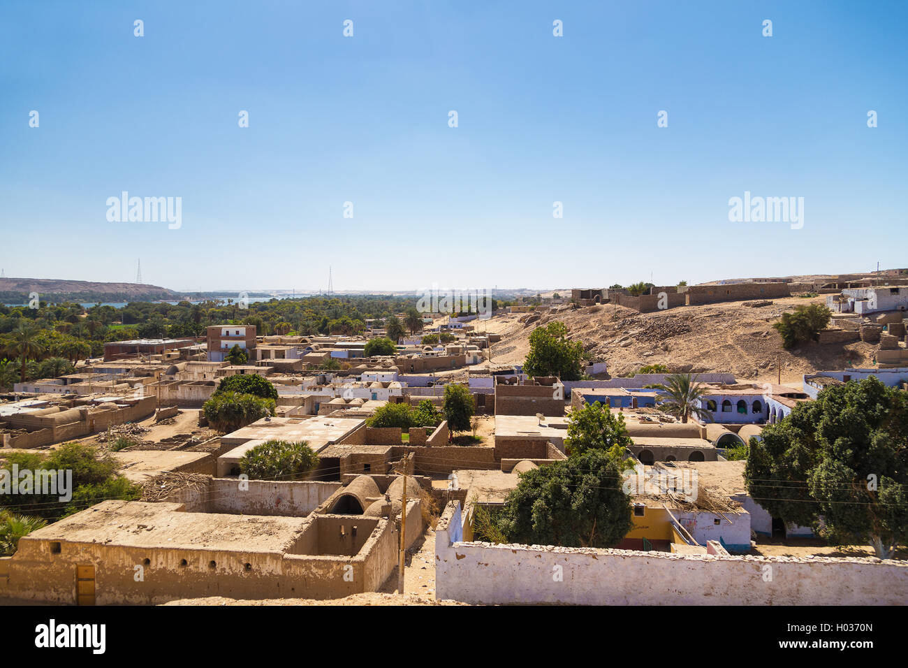 Village nubien sur le nil Banque de photographies et d’images à haute ...