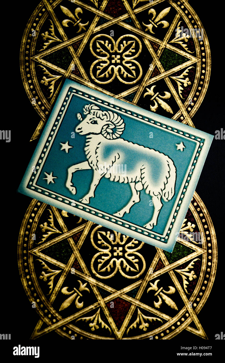 Zodiac sign aries Banque de photographies et d’images à haute ...