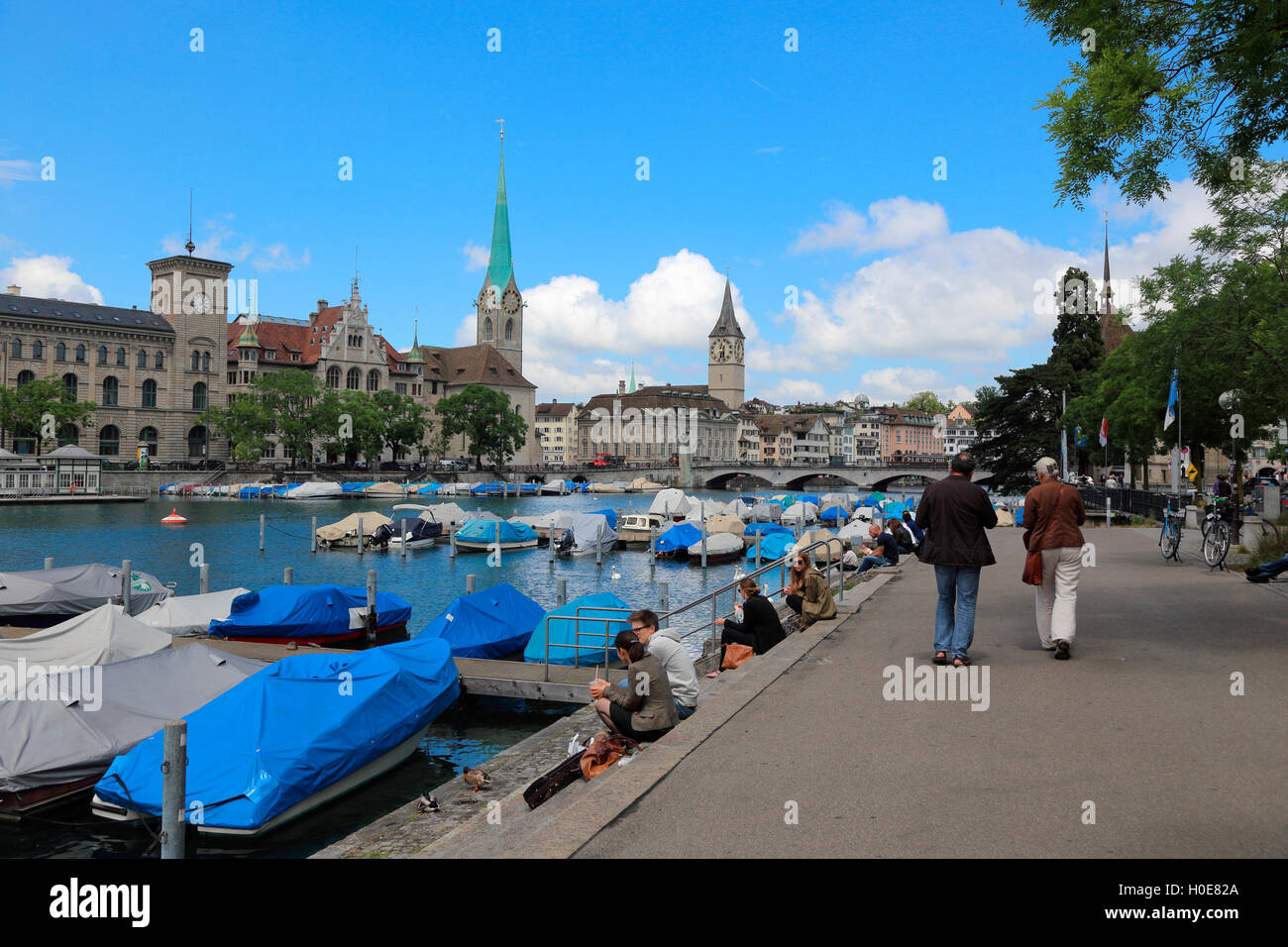 Limmat ufer Banque de photographies et d’images à haute résolution - Alamy