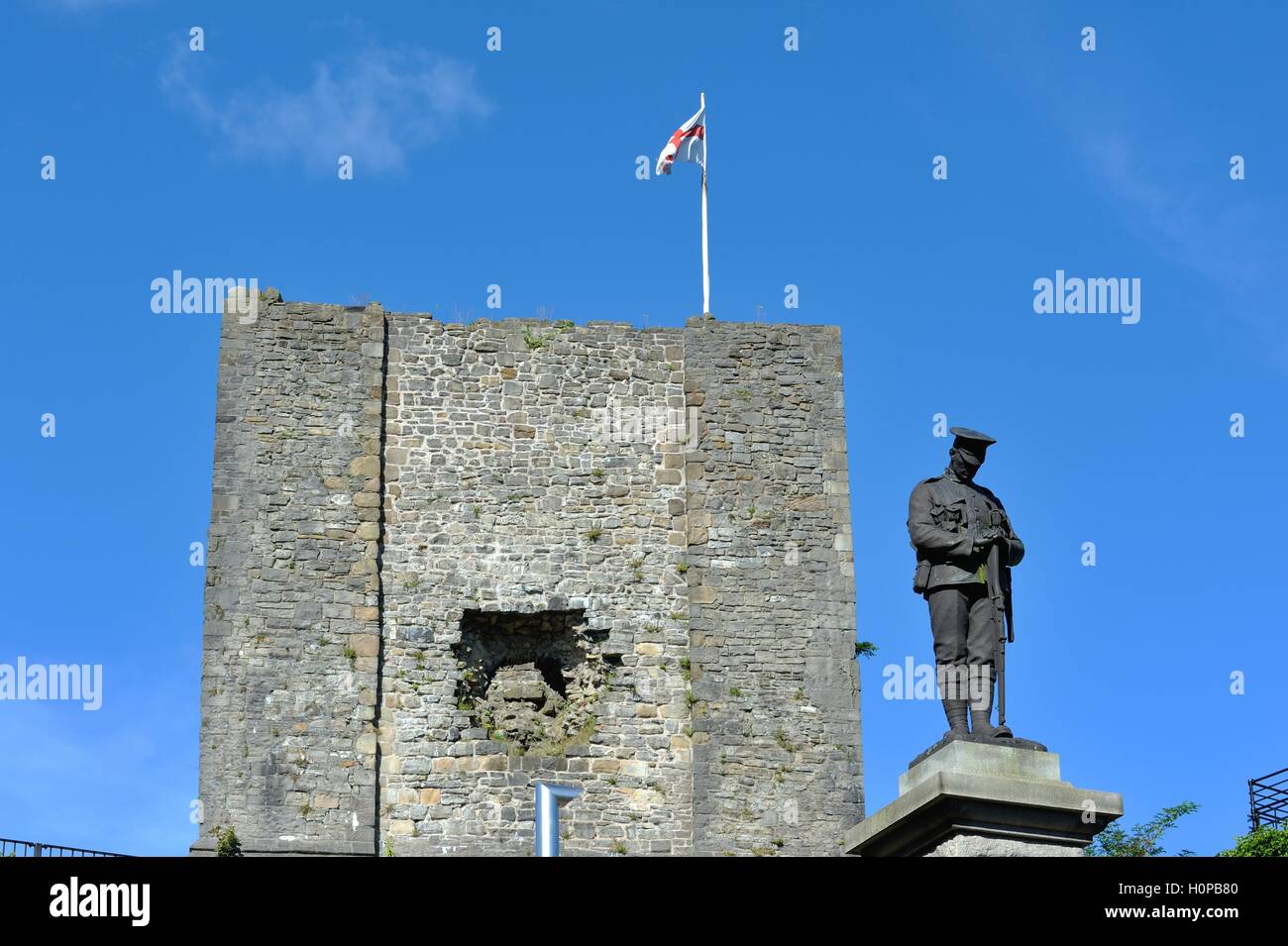 Monumento de la guerra del castillo Banque de photographies et d’images ...