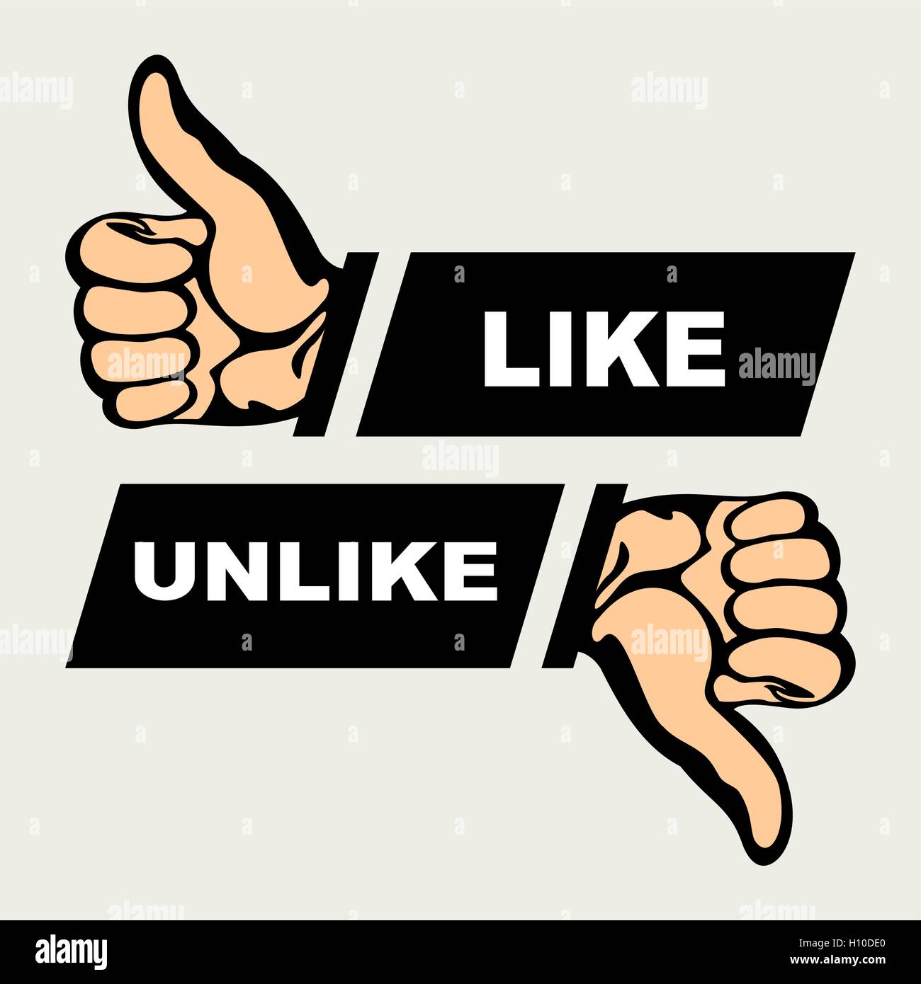 Symbole de comme Banque d'images vectorielles - Alamy