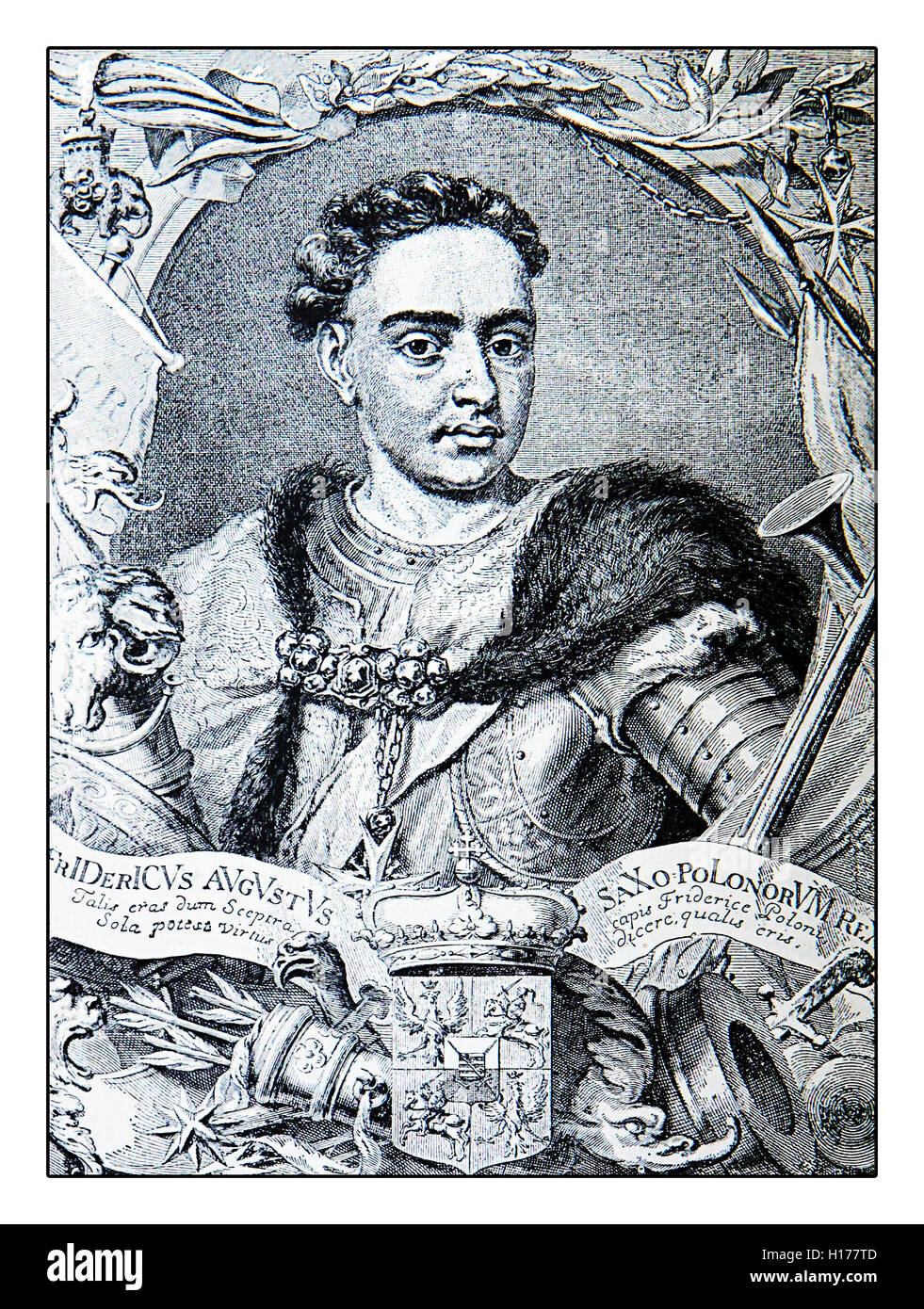 Auguste ii le fort roi de pologne Banque de photographies et d’images à ...