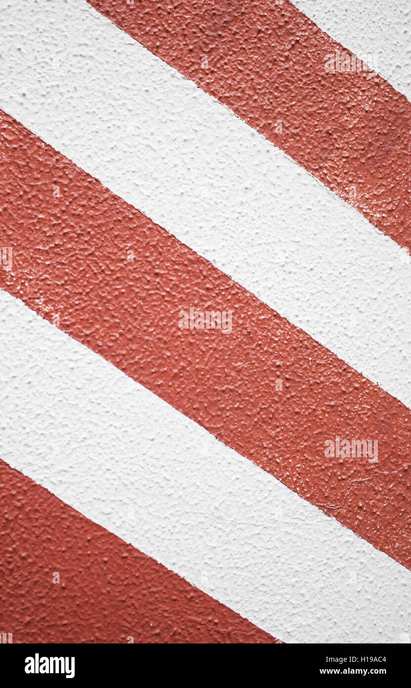 Sur le signe rouge et blanc symbole routier urbain Photo Stock - Alamy