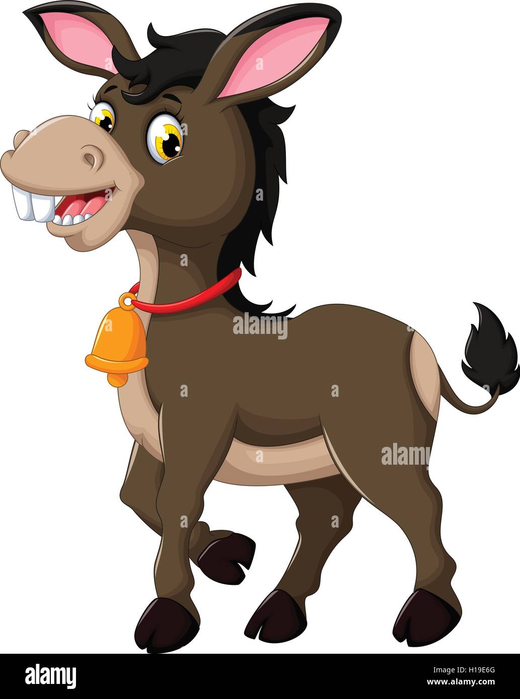 âne comique Banque d'images vectorielles - Alamy