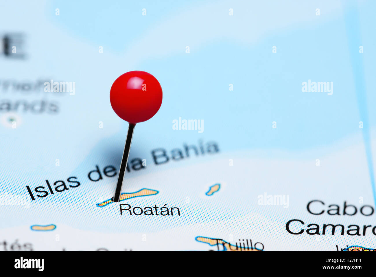 Mapa turistico de roatan Banque de photographies et d’images à haute ...