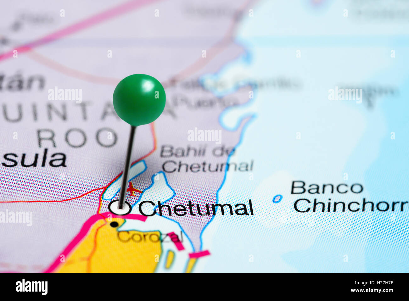 Carte de chetumal Banque de photographies et d’images à haute ...