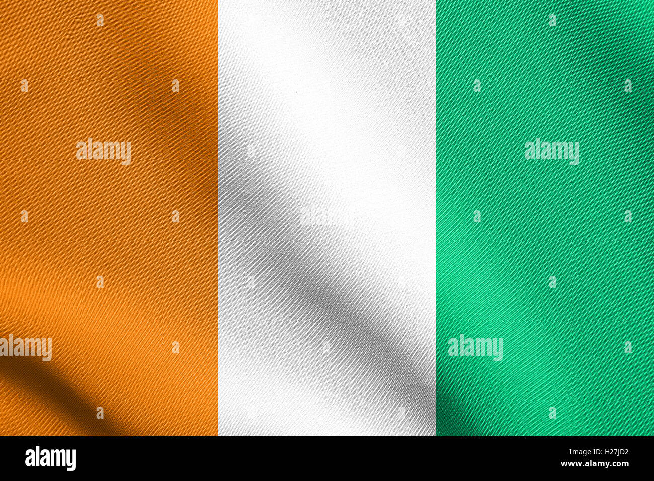 Cote d Ivoire drapeau officiel national. Symbole patriotique africaine ...