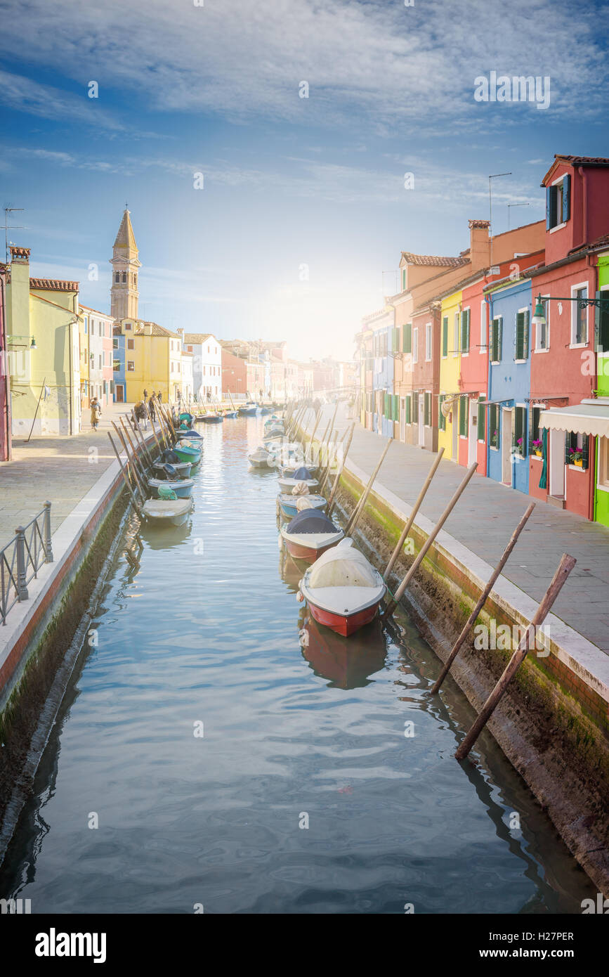 Burano En Italie Banque d'image et photos - Alamy