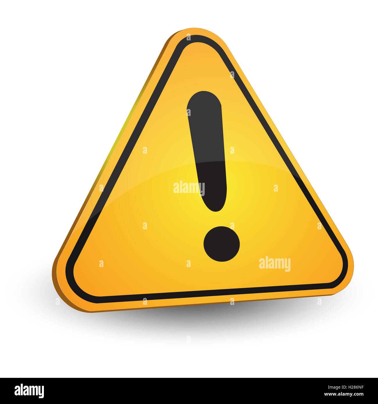Exclamation mark yellow Banque de photographies et d’images à haute ...