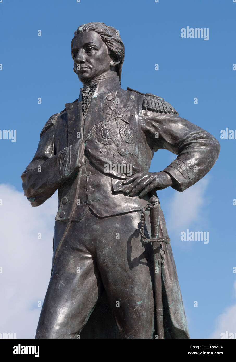 Statue de seigneur nelson Banque de photographies et d’images à haute ...