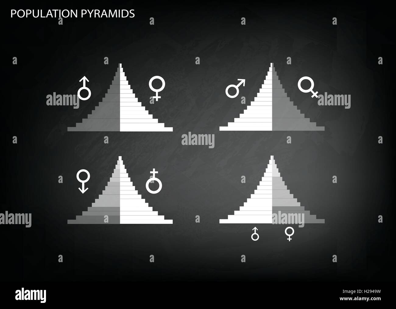 Pyramides triangulaires Banque d'images vectorielles - Alamy