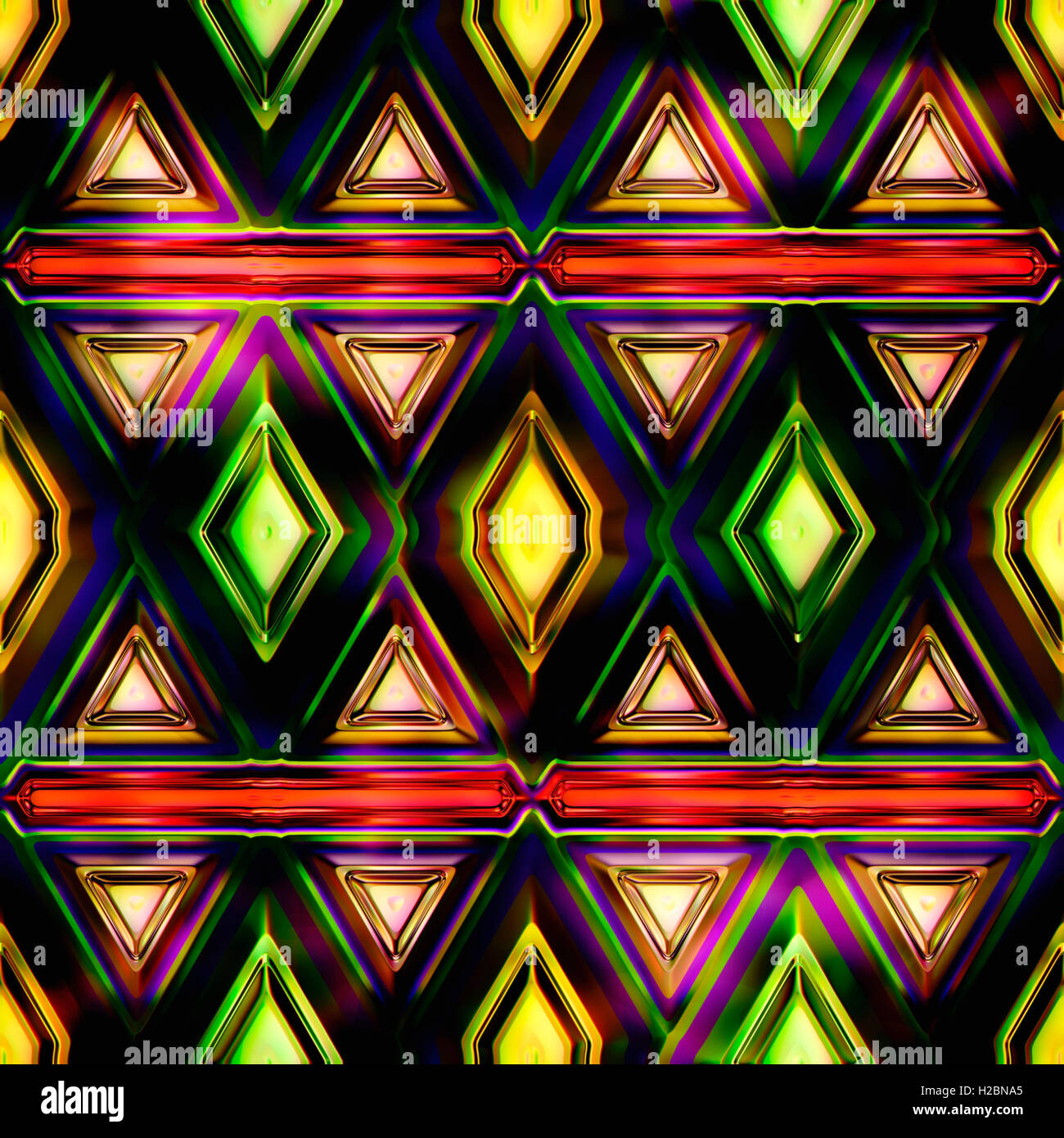 Seamless texture stained glass window Banque de photographies et d ...