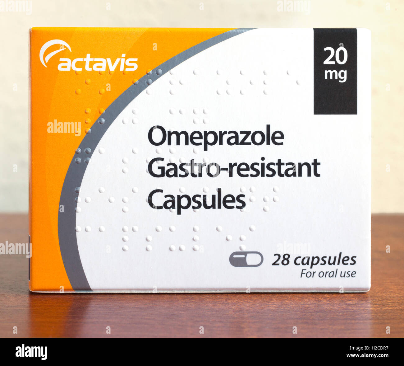 Photo d'une boîte de capsules résistantes au gasto d'Omeprazole d ...