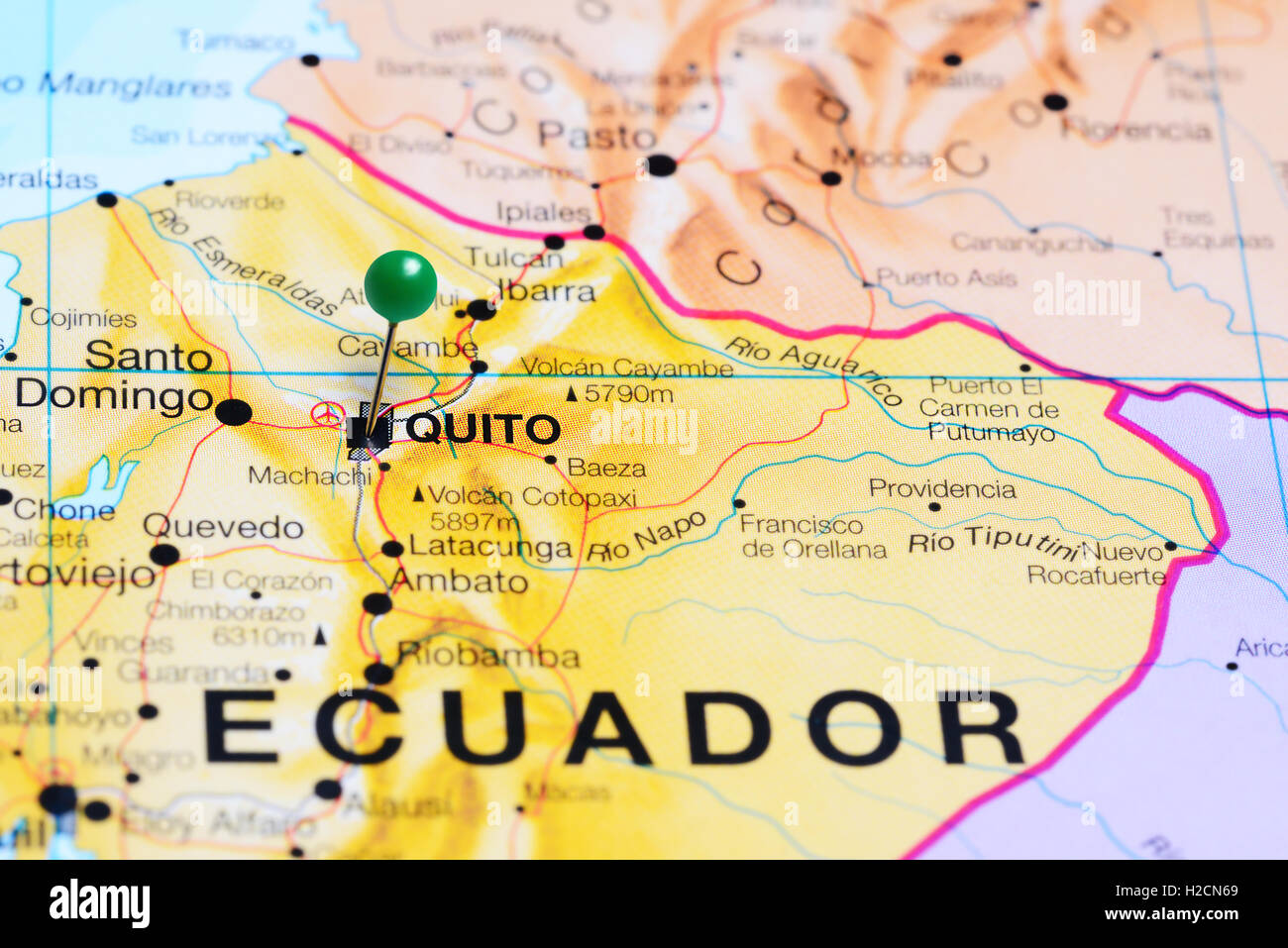 Mappa di quito Banque de photographies et d’images à haute résolution ...