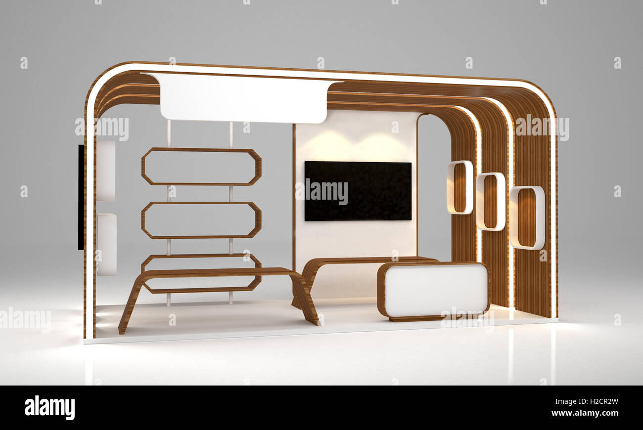 Design d'exposition stand moderne vierge Photo Stock - Alamy