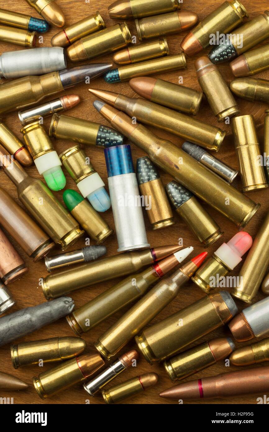 Le contrôle des armes à feu l'homme d'arme. Différents types de ...