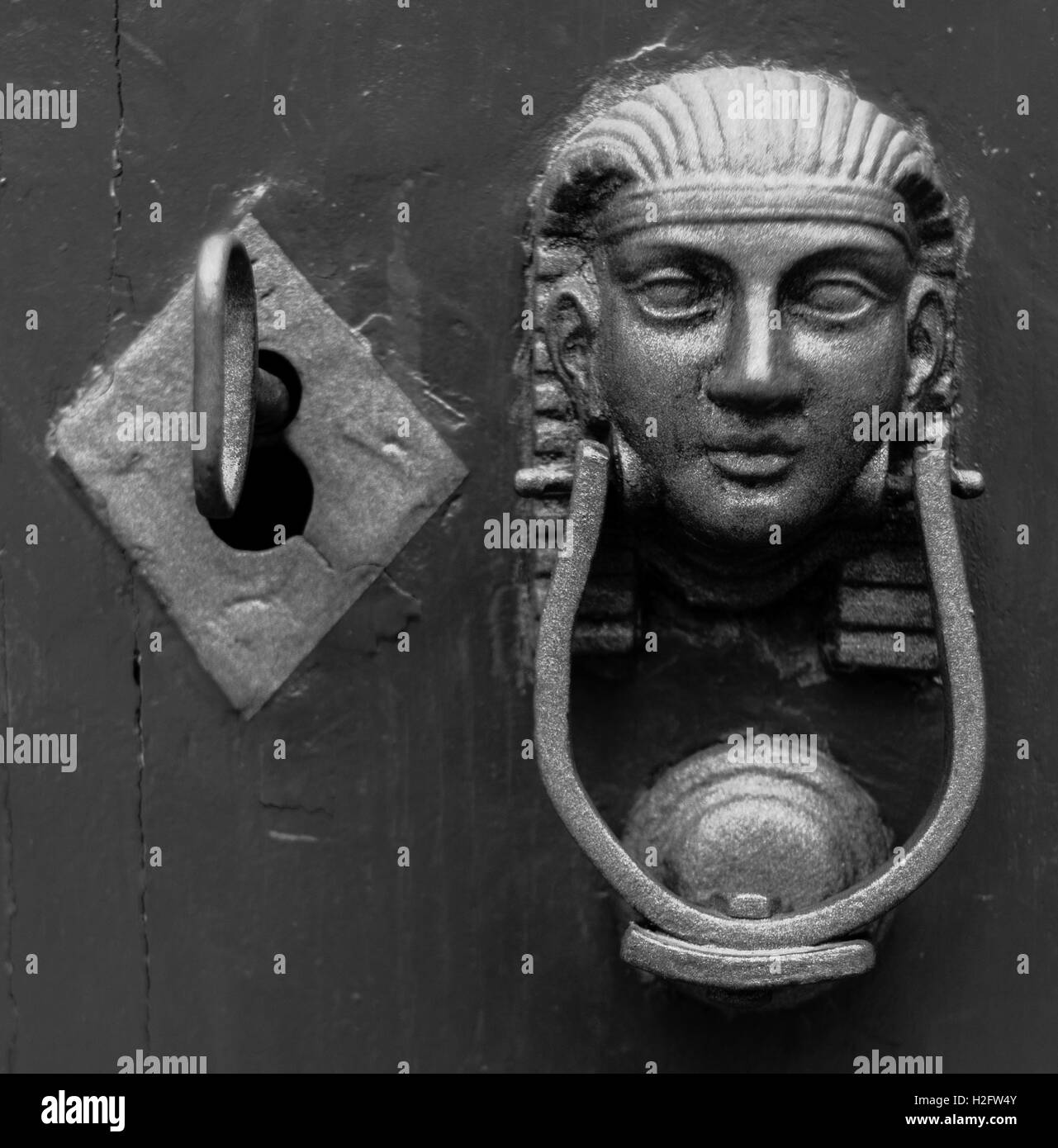 Statue En Bois De Legypte Ancienne Banque Dimages Noir Et Blanc Alamy