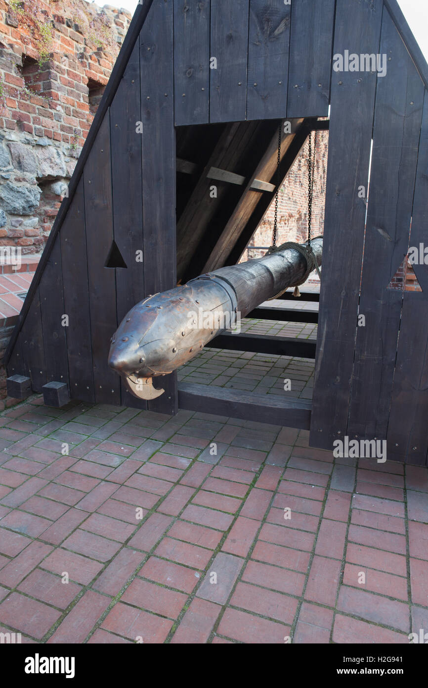 Bélier de siège à splinter gate ou casser un mur de fortification ...