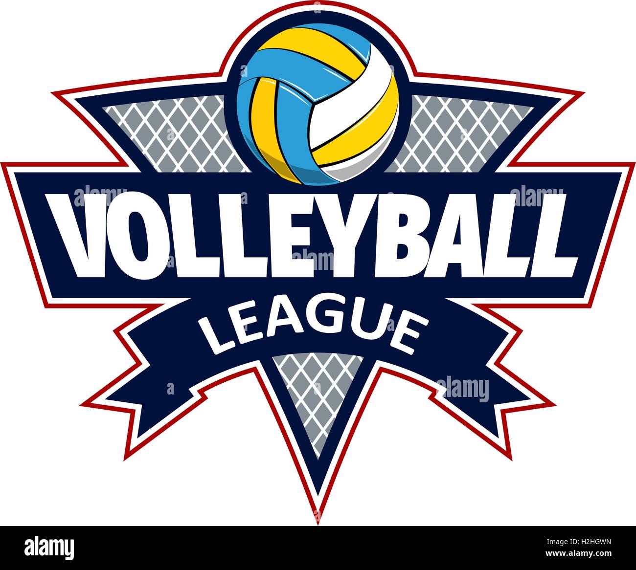 Volleybal logo Banque de photographies et d’images à haute résolution ...