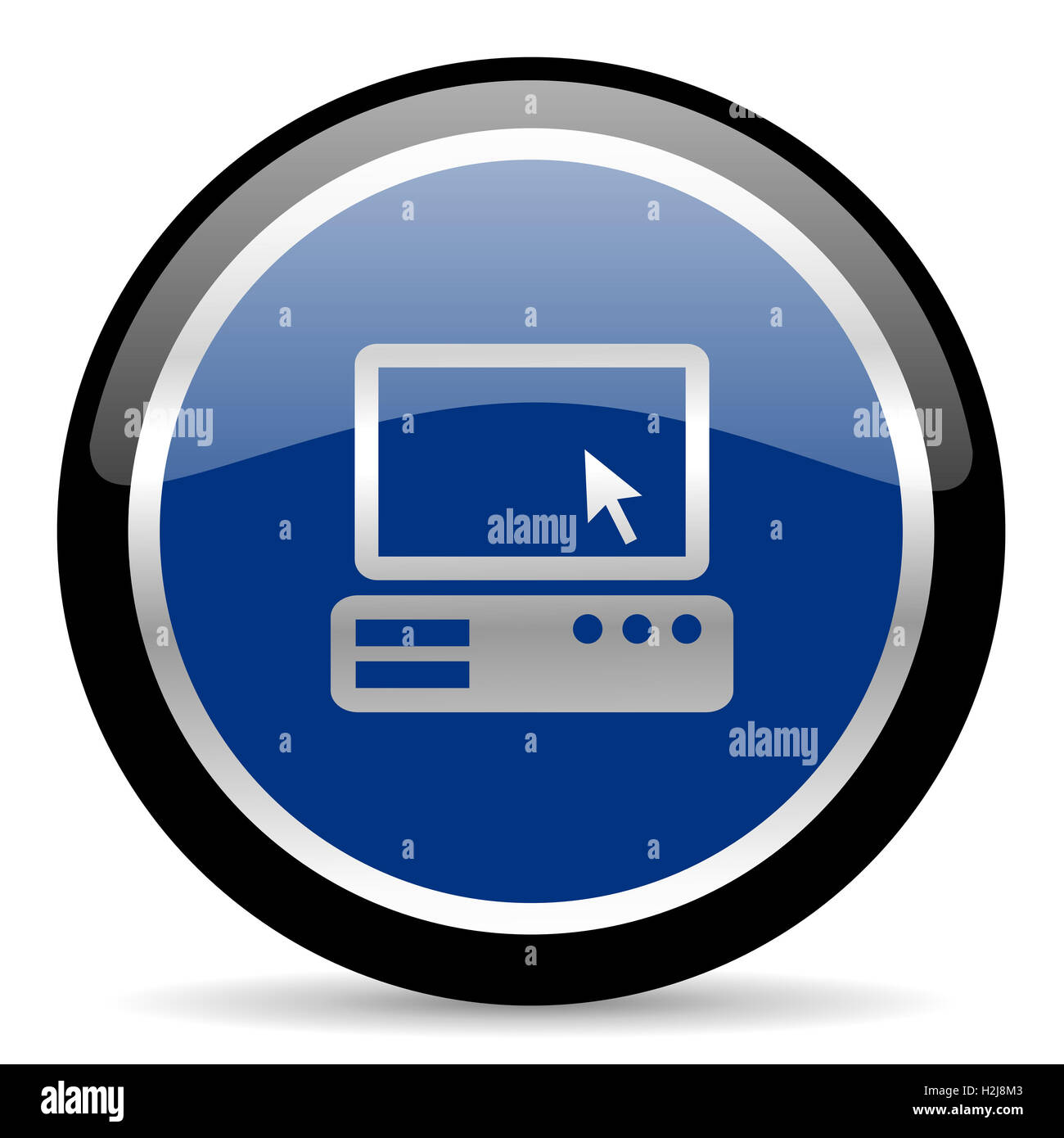 Ordinateur icon Banque d'images détourées - Alamy