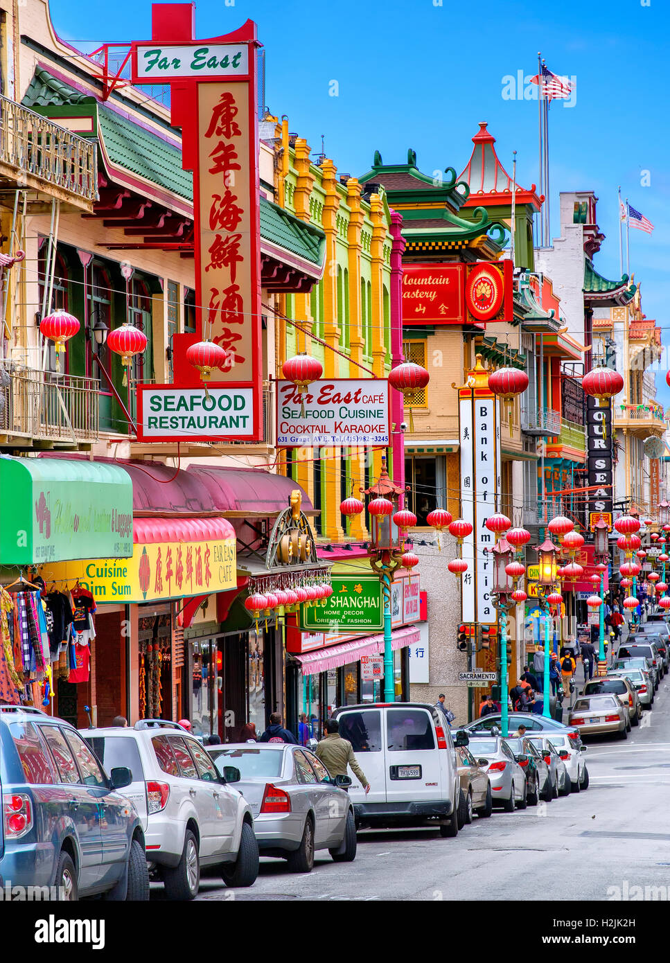 San francisco chinatown architecture Banque de photographies et d ...
