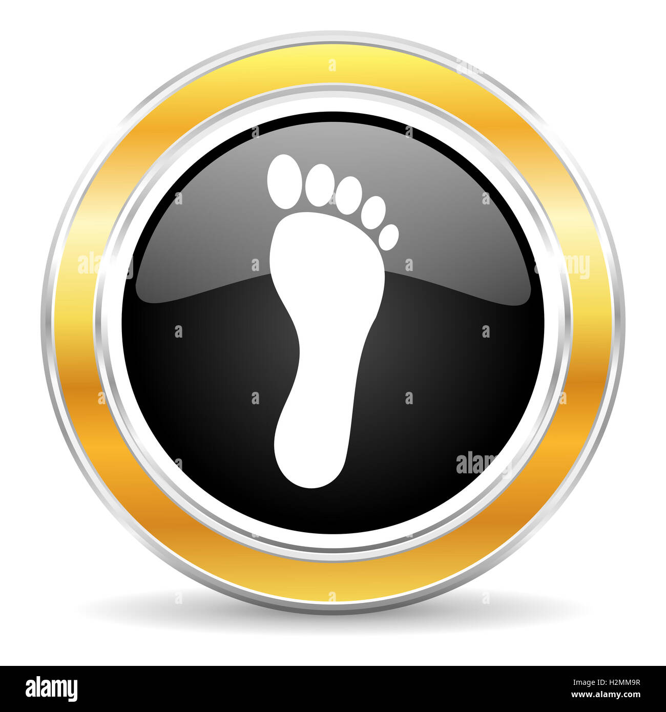 Icône de pied Banque de photographies et d’images à haute résolution ...