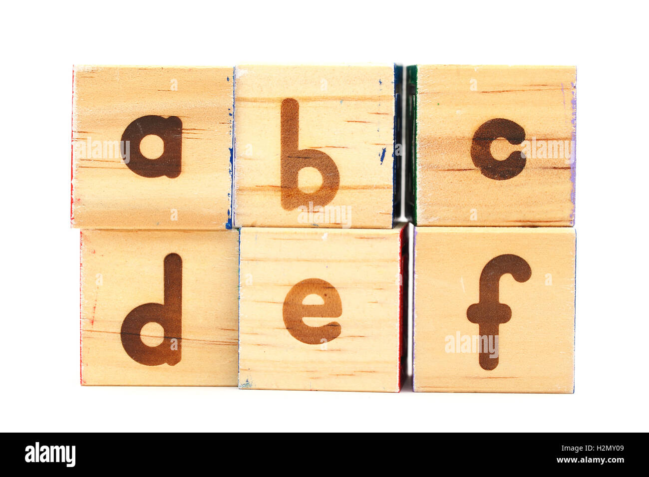 Alphabet abcdef Banque de photographies et d’images à haute résolution ...